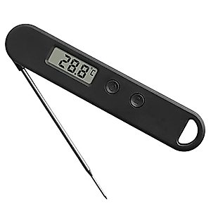 Wotermly D04 Digital Kitchen Meat Thermometer with Backlight LCD and Foldable Long Probe, Instant Read Food Cooking Thermometer Use for Oven, Grill,Liquid, BBQ, Baking and Candy