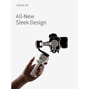 Zhiyun Crane M3 Handheld 3-Axis Camera Gimbal Stabilizer, Gimbal Stabilizer for Mirrorless Camera, Gopro, Action Camera, Smartphone