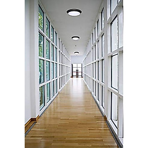 YeuLoum LED Flush Mount Ceiling Light Fixture, Dimmable, 7 Inch, 11.5W 900 Lumen, Aluminum Housing Plus PC Cover, 2-Pack (Bronze Finish-5000K)