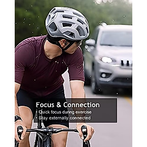 LOBKIN Bone Conduction Headphones Bluetooth 5.3 - Wireless Open Ear Headphones Built-in Mic & 32GB Memory MP3 Player, IP68 Waterproof Ultralight Sport Headphones for Swimming Running