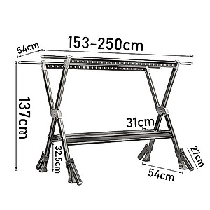 Folding Retractable Collapsible Drying Rack Clothing，Space-Saving Laundry Rack, Aluminum Alloy Drying Rack，Isometric Windproof Hanging Holes，Windproof Foot Support， Clothes Drying Racks Outdoor