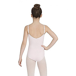 Capezio girls Classics Camisole With Adjustable Straps athletic leotards, Pink, Medium 7-8 US