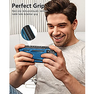 for Motorola Moto-G Power 2022 Case: Moto G Play 2023 Case Military Grade Heavy Duty Rugged Protection Shockproof Shell | Durable Dual-Layer Armor Design Tough Protective Cover Blue