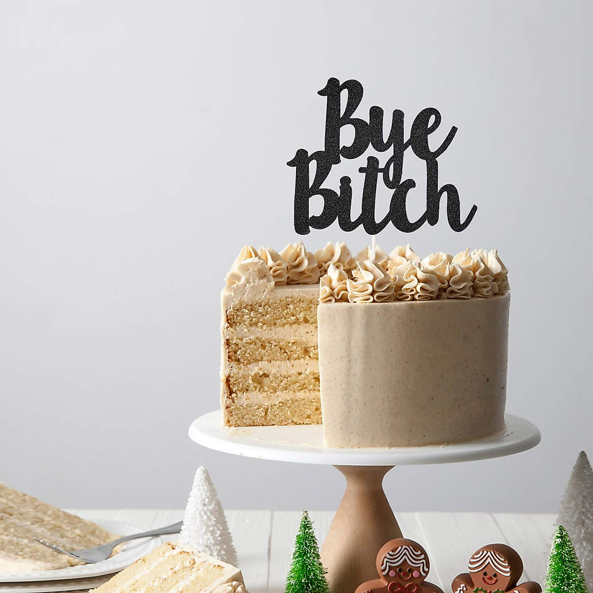 Bye Bitch Cake Topper for Bridal Shower Bachelorette Engagement Hen Party Decorations Bye Felicia Funny Wedding Cake Decor