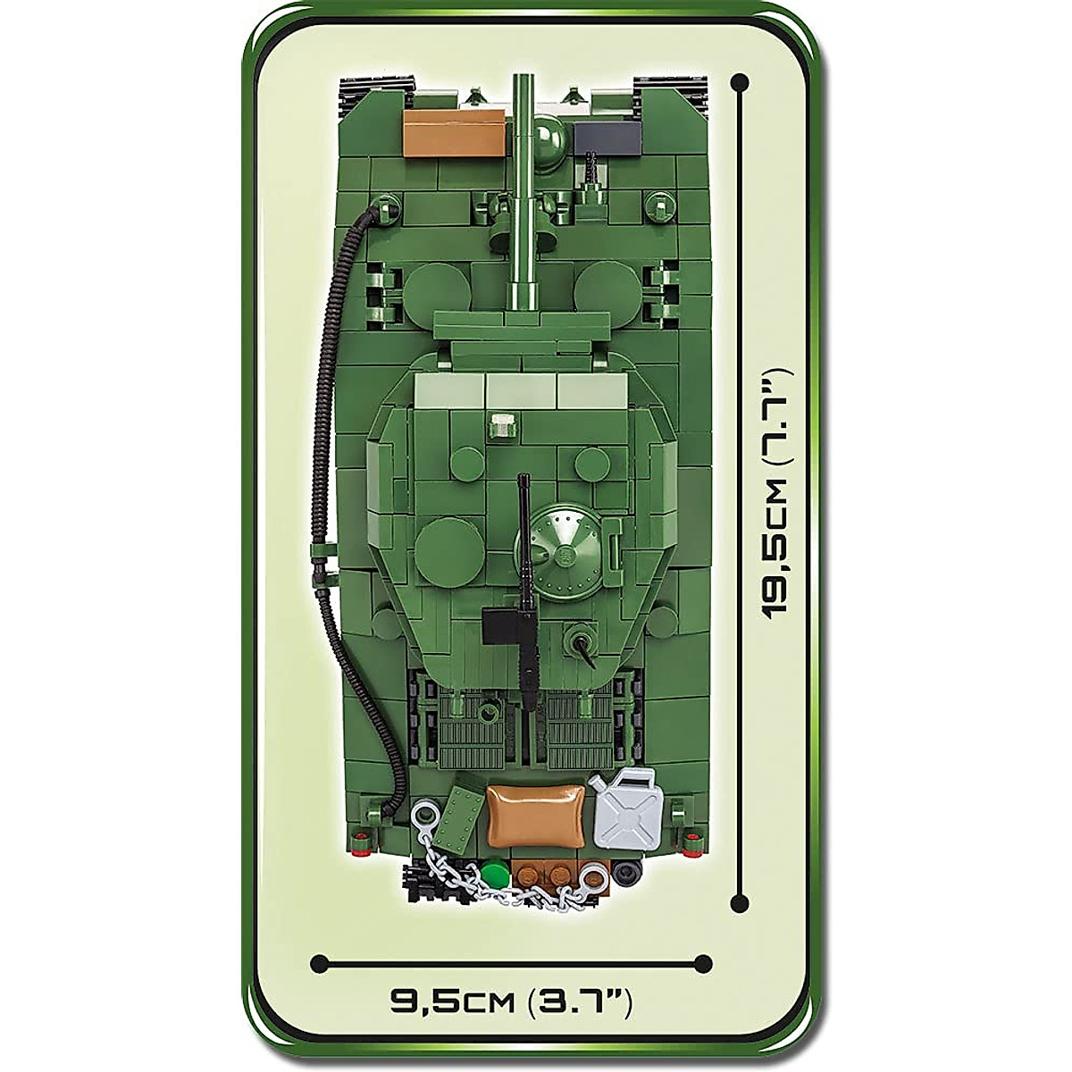 COBI 720 Pcs Historical Collection WWII /2550/ Sherman M4A3E2