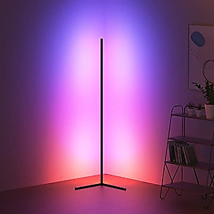 RGB Corner Floor Lamp,Corner Lamp,RGB Floor Lamp,Corner Light,RGB Lamp,Lit Lamp,Floor Lamp for Living Room,Gaming Room,Party,DIY Modes,Remote Control,No APP