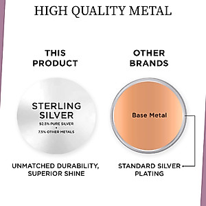 Jewelili Twist Pendant Necklace in Sterling Silver with Natural White Round and Treated Black Diamonds 18" Rolo Chain