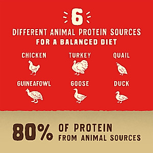 Stella & Chewy's Wild Red Dry Dog Food Raw Blend High Protein Wholesome Grains Prairie Recipe, 3.5 lb. Bag