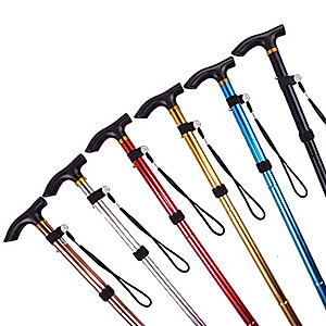 Trekking Poles Pack Adjustable Hiking Or Walking Sticks Strong Lightweight Aluminum Alloy Folding Trekking Pole Decoration for Indoor Outdoor
