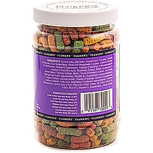 Fluker's Tortoise Diet Large Pellet Food 10oz - Includes Attached DBDPet Pro-Tip Guide