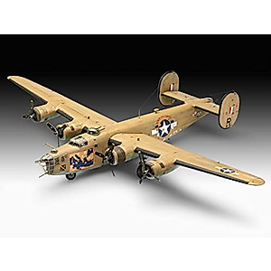 Revell RV03831 03831 B-24D Liberator 1:48 Scale Model Kit, Unpainted