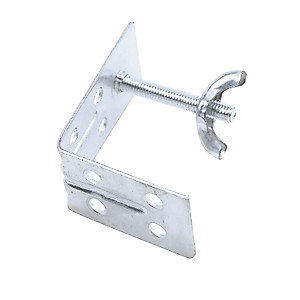 MY MIRONEY 6-Pack Roman Shade Brackets Mounting L Bracket and Wingnut Wall Mount Brackets for Inside, Ceiling or Wall Mount Roman Fold Shade