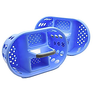 SIMPLYKLEEN 2-Pack Plastic Shower Caddy Bathroom Storage Organizer, Craft Organizer, School Supplies, Teacher Organizer with handle Periwinkle Made in the USA