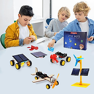 STEM Kits for Kids Ages 8-10-12-14, Stem Building Toys for Boys Age 8-12, Science Experiments for Kids 9-12, Kids Solar Car STEM Projects Activities for Kids Ages 8-12, Stem Toys for Ages 8-13