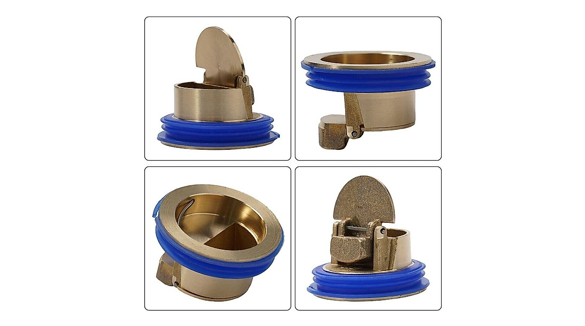 Fermus Anti-Odor Shower Floor Drain - Gold