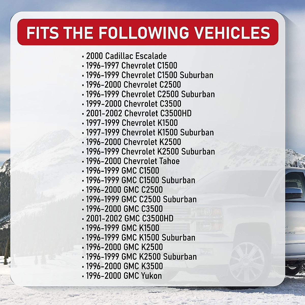 AC Heater Climate Control Panel with Rear Defogger - Compatible with Chevy, Cadillac and GMC - Escalade, C1500, C2500 Suburban, C3500HD, K1500, K2500, Tahoe, Yukon - Replaces 9378805, 16231165