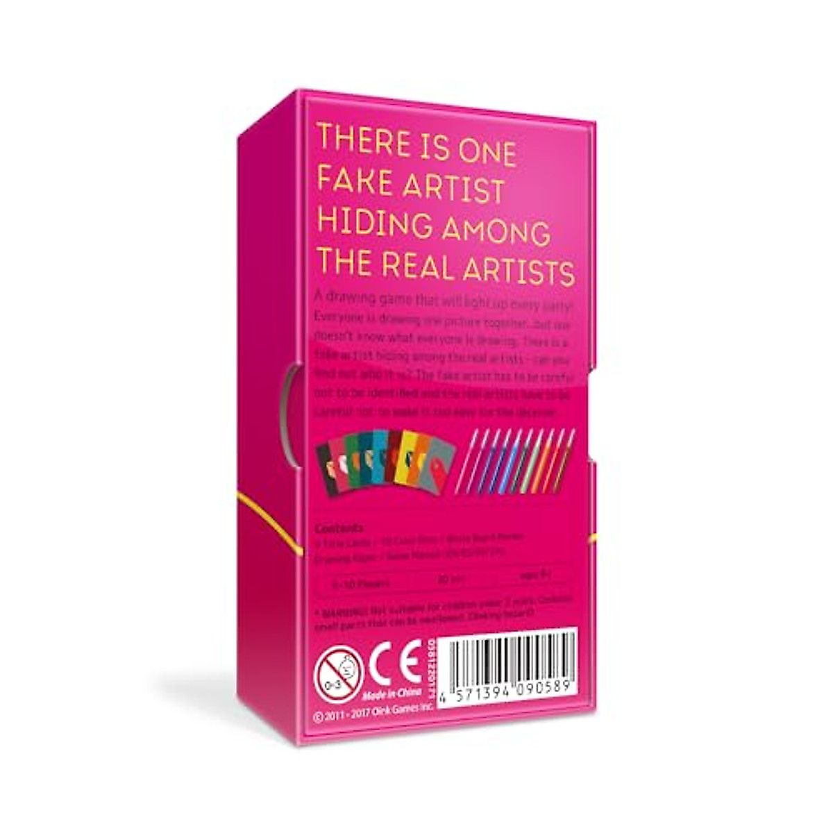 Oink Games A Fake Artist Goes to New York - Japanese Social Deduction Game | Fun Stocking Stuffer or Secret Santa Gift | Ages 8+ | Party Drawing Game