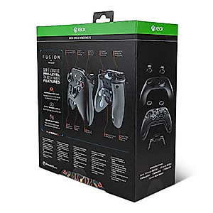 PowerA FUSION Pro Wired Controller for Xbox One - Black, Gamepad, Wired Video Game Controller, Gaming Controller, Xbox One, Works with Xbox Series X|S