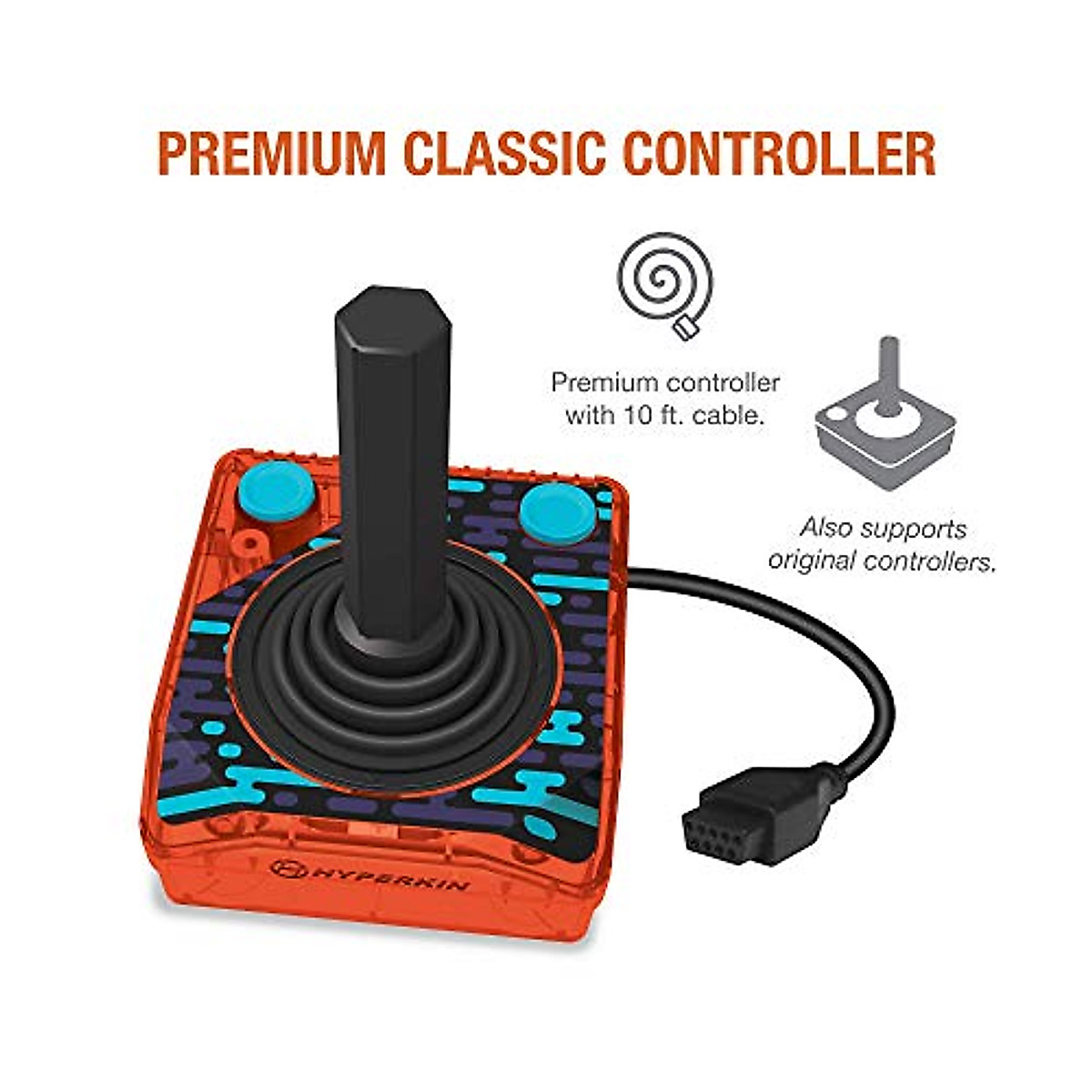 Hyperkin RetroN 77: HD Gaming Console for Atari 2600 (Retro Amber) - Not Machine Specific
