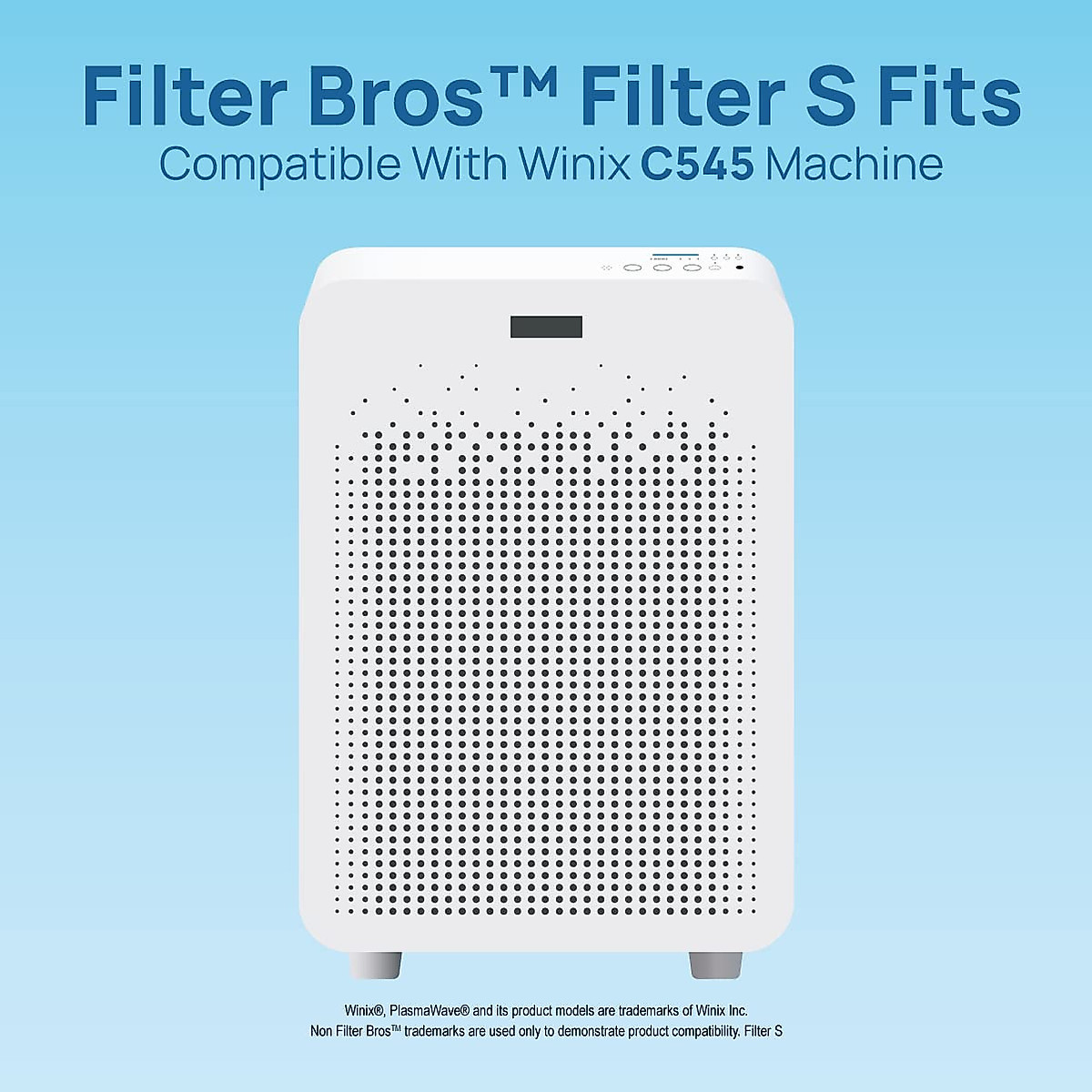 Filter Bros HEPA Filter S 1712-0096-00 Replacement Fits Winix Plasmawave C545