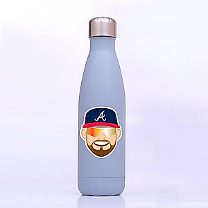 25 PCS of American Baseball Stickers for Water Bottle, Laptop, Bicycle, Computer, Motorcycle, Travel Case, Car Decal Decoration Sticker