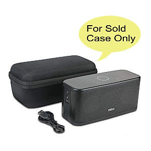 co2CREA Hard Travel Case Replacement for DOSS SoundBox Plus Portable Wireless Bluetooth Speaker (Black Case)