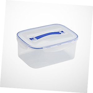 DECHOUS Refrigerator Rectangular Food Boxes Box Food Container with Lid Food Container Wit Hhandle With Cover Set Portable Container