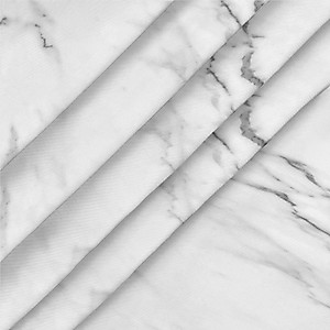 Stylish Marble Round Tablecloth with Elastic Edge,Modern Marble Print Fitted Table Cloth Waterproof Wipeable Round Table Cover for Dining Kitchen Party Indoor Outdoor Patio Table 36"-42" Diameter