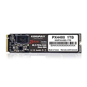KINGMAX SSD M.2 1TB PX4480 Series Type2280 NVMe PCIe Gen4x4 (Max Read: 5,000MB/s) 3 Year Warranty Authorized Dealer KMPX4480-1TB