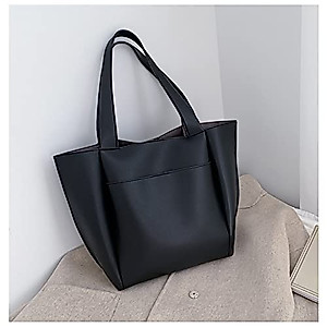 VODIU Womens PU Leather Tote Bag for Women Handbags Top Handle Bags Purses Large Capacity Shoulder Bag
