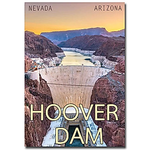 Hoover Dam, Arizona-Nevada Travel Refrigerator Magnet Size 2.5" x 3.5"
