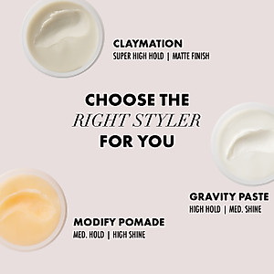 Hanz de Fuko Sponge-Wax – Premium Men’s Hair Styling Wax with Medium Hold & Semi-Matte Finish – 2oz