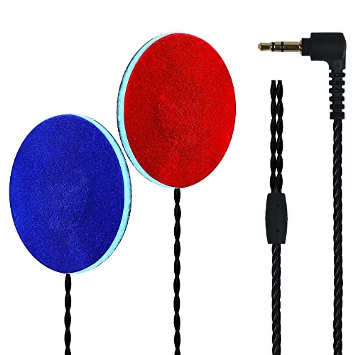 MMUSS Pillow Speakers with Stereo Sleep Ultra Thin Speakers for Sleep Headphones Black