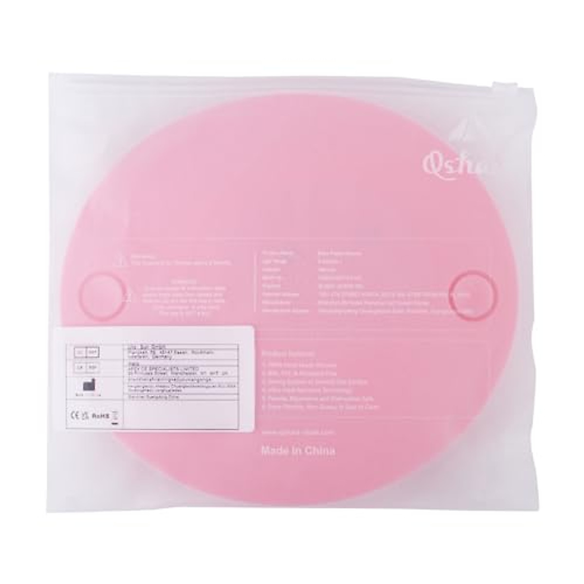 Lightening Corp Baby Silicone Plate, Toddler Suction Plates Mini Plate Placemat for Kids and Infants Self Feeding, BPA Free, Microwave & Dishwasher Safe (Blush) Pig Designed One Size