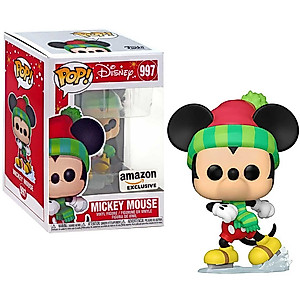 POP Funko Pop Disney Holiday 997 Mickey Mouse Ice Skating Exclusive