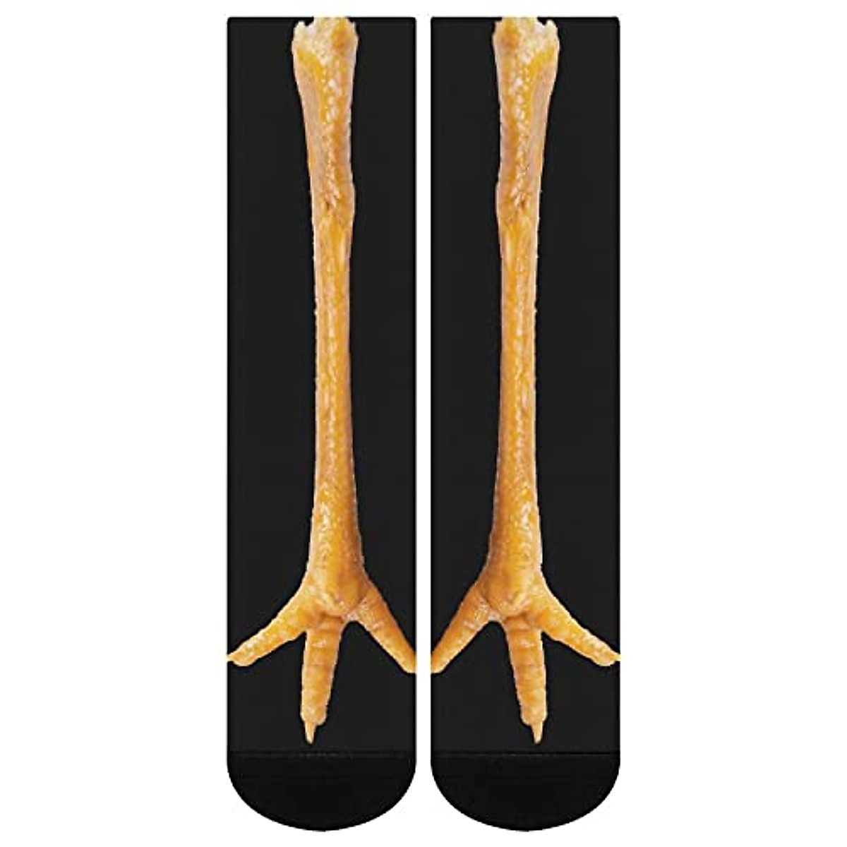 MYSTCOVER Chicken Leg Socks for Women Socks for Men Crew Socks for Boys Mid Socks for Girls Stocking Stuffers for Teens Casual Athletic Sport Dress Socks