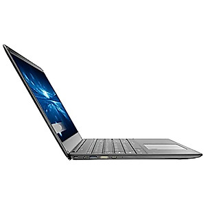 Hugo Tech Mart 15.6" FHD IPS Ultra Slim Laptop, Intel i3-1115G4, 4GB RAM, 128GB SSD, HDMI, Webcam, Fingerprint Reader, Super-Fast WiFi Up to 1300 Mbps, Win 11, Dale Grey (Renewed)