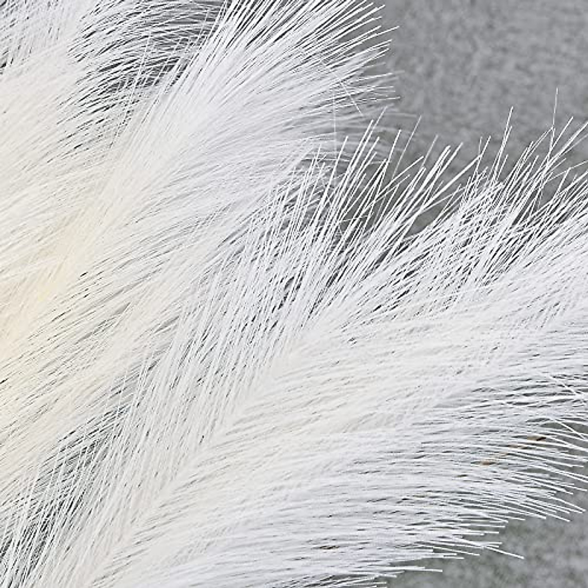 Artflower Artificial Pampas Grass, 6Pcs 39.3" Faux Pampas Branches Tall Reed Grass Decor Fake Reed Phragmites Plants Boho Home Decor Bunches for Home Wedding Party Decor(White)