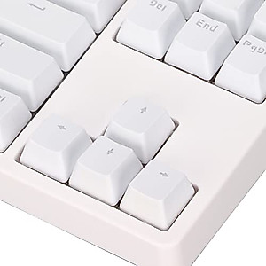 Mechanical Keyboard, Quick Response Wired Keyboard for Office for Work for Home Gaming(White)