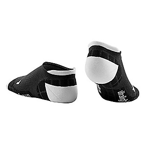 CEP ultralight no show socks, black/light grey, women II