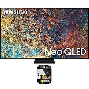 SAMSUNG QN50QN90AAFXZA 50 Inch Neo QLED 4K Smart TV Bundle with Premium 1 YR CPS Enhanced Protection Pack