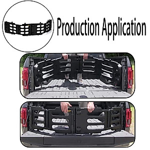 WEILEITE Stowable Tailgate Bed Extender Brackets Kit for Trucks Compatible with Ford F150 F-150 2015-2021 Replaces FL3Z-99286A40-C