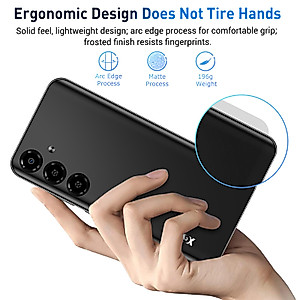 Xgody V50 Android Cell Phone, 4GB RAM + 64GB ROM, 6.55'' HD, Dual 4G LTE Sim Slots Smartphone Unlocked, 13MP Main Camera, Face Unlock, 4500mAh, AT&T/T-Mobile Smart Phones (Black1)