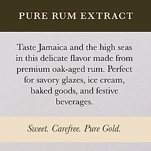 Cook's, Pure Rum Extract, For Baking, Ice Cream, Candies, Cakes, 4 oz