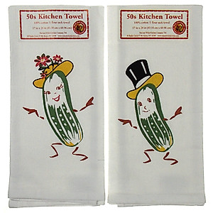 Yodeling Pickle Bundled with a Mr Pickle & Mrs Pickle Kitchen Towel