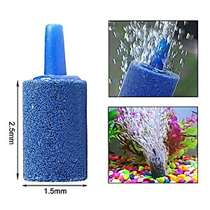 Aquarium Air Pump Accessories Kit with 80 Inch Standard Clear Airline Tubing, Air Stones, Check Valves, Suction Cups and Connectors for Fish Tank