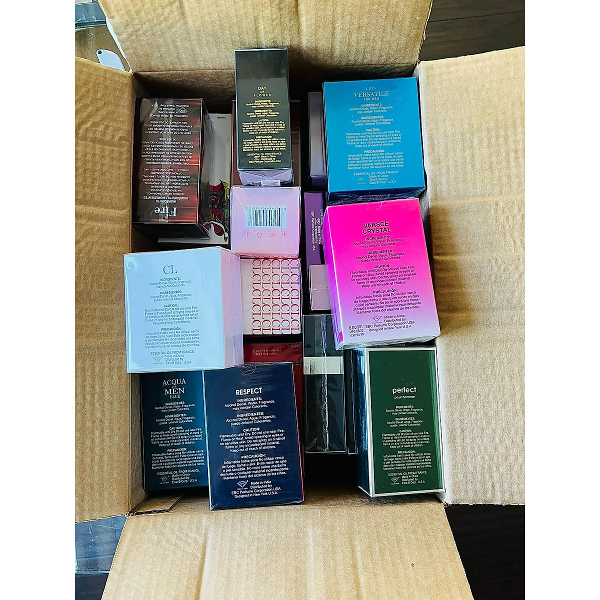 Fragance Wholesale Outlet 20 pcs in lot 3.4 fl oz. Perfume por Mayoreo, Inspired