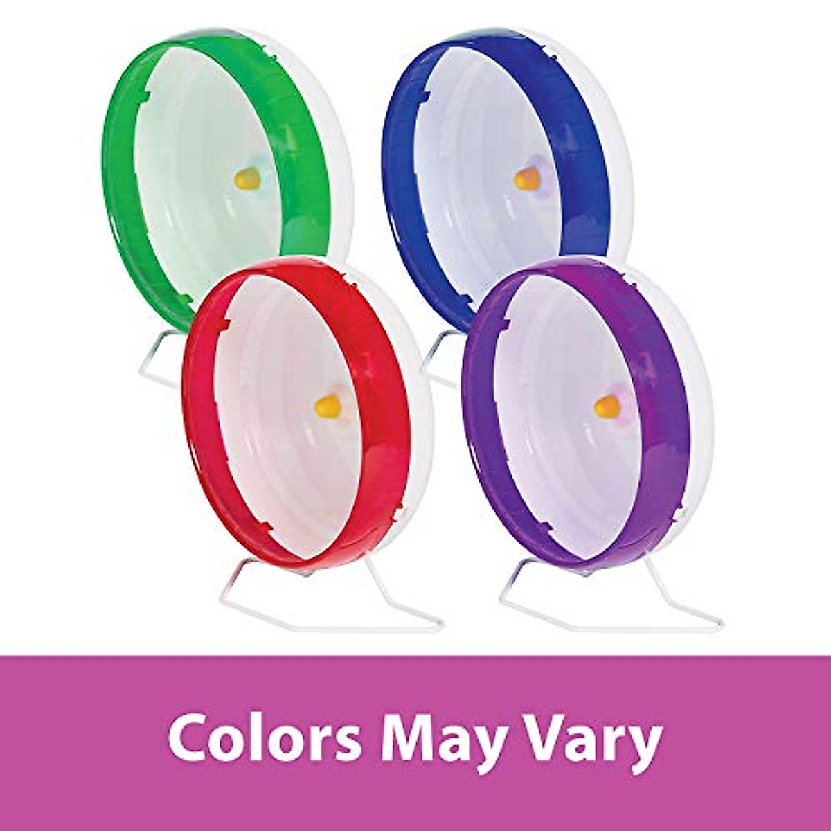 Kaytee Silent Spinner Wheel For Pet Syrian or Large Breed Hamsters, Sugar Gliders and Gerbils, Large 10 Inch