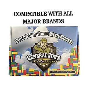 General Jim's Army Toys - World War 2 Tank Building Kit - World War 2 German Army Panzer III Battle Tank - Military Model Brick Building Toy Set Comes with Weapons