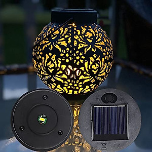 2 Pack Solar Replacement Top Parts, Solar Light Replacement Top, Replacement Solar Light Parts, Solar Lantern Lids for Garden Patio Outdoor Hanging Lanterns (2.76in)